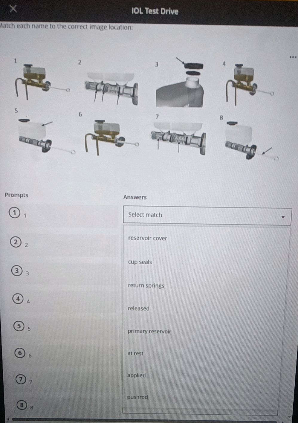 Match each name to the correct image | StudyX