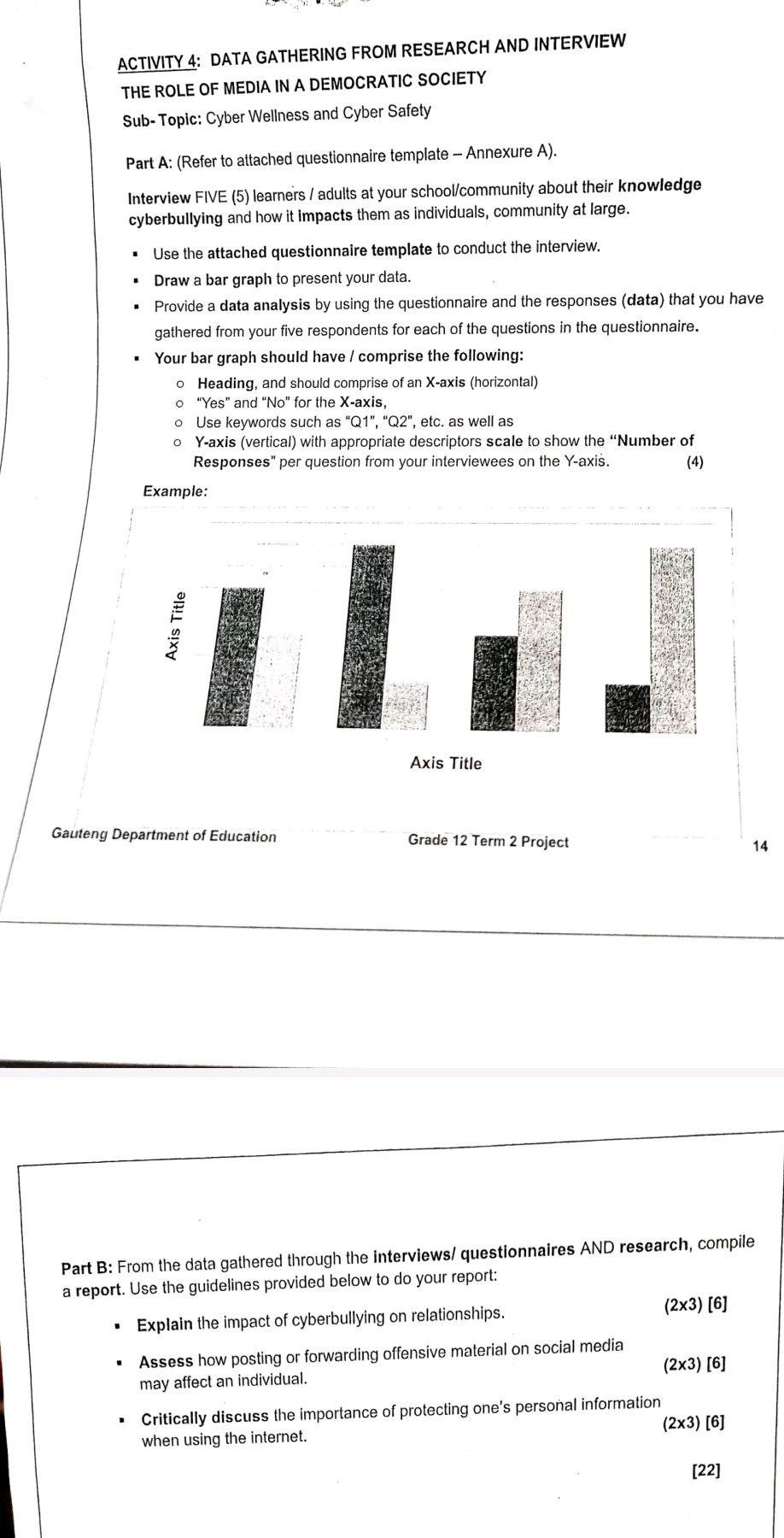 Part A: (Refer to attached questionnaire | StudyX