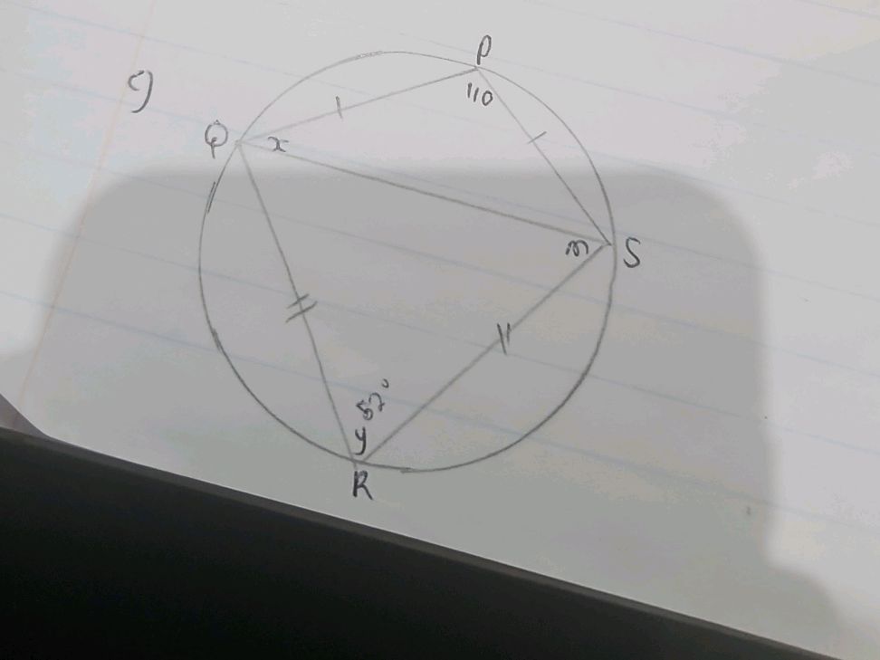 The image shows a circle with inscribed | StudyX