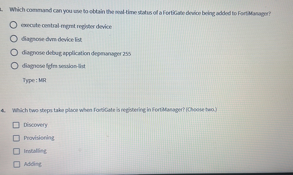 3. Which command can you use to obtain the | StudyX