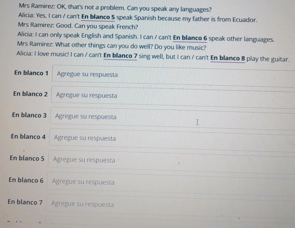 Mrs Ramirez: OK, that's not a problem. Can | StudyX