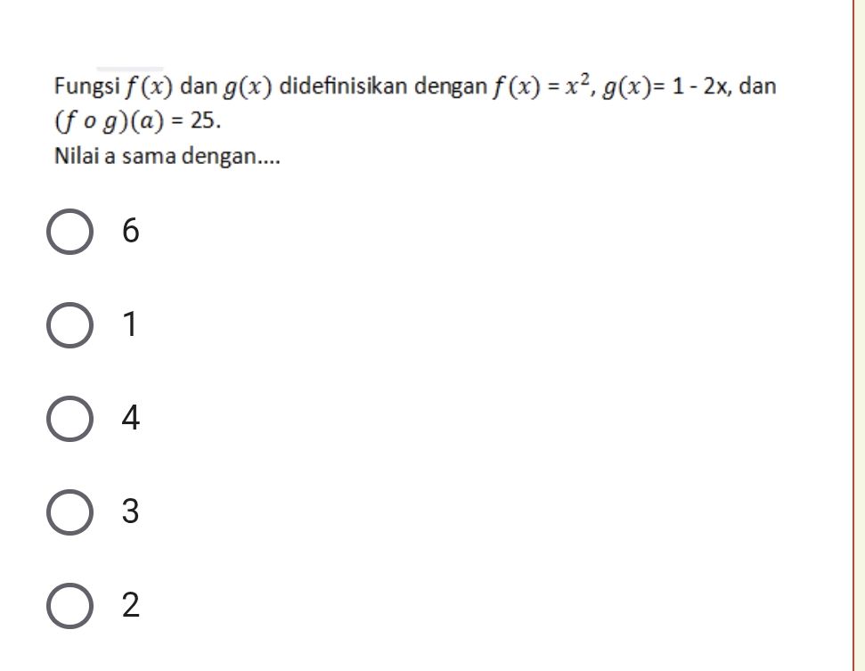 Fungsi $f(x)$ dan $g(x)$ didefinisikan | StudyX