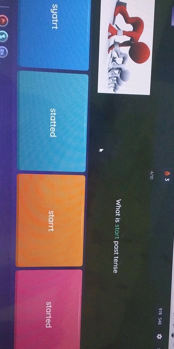 What is start past tense? syartr started | StudyX