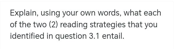 Explain, using your own words, what each of | StudyX