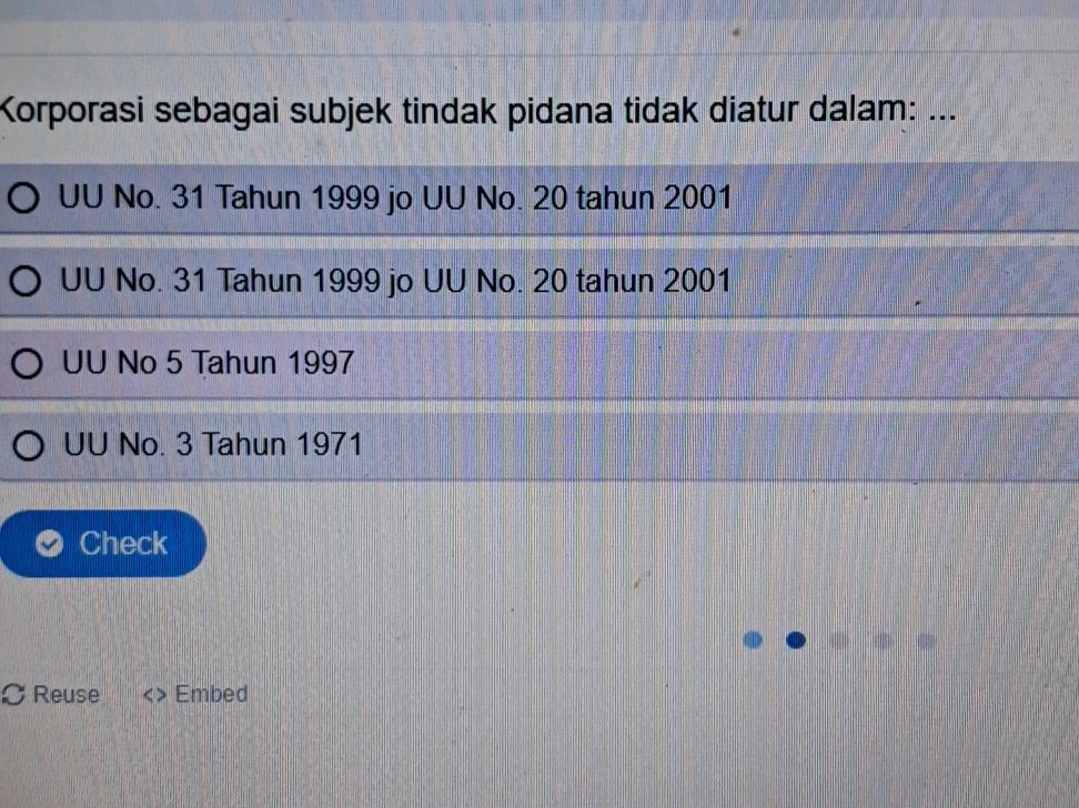 Korporasi sebagai subjek tindak pidana tidak | StudyX