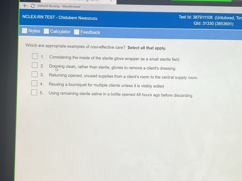 Which are appropriate examples of | StudyX