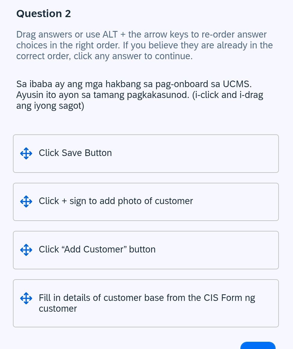 Question 2 Drag answers or use ALT + the | StudyX