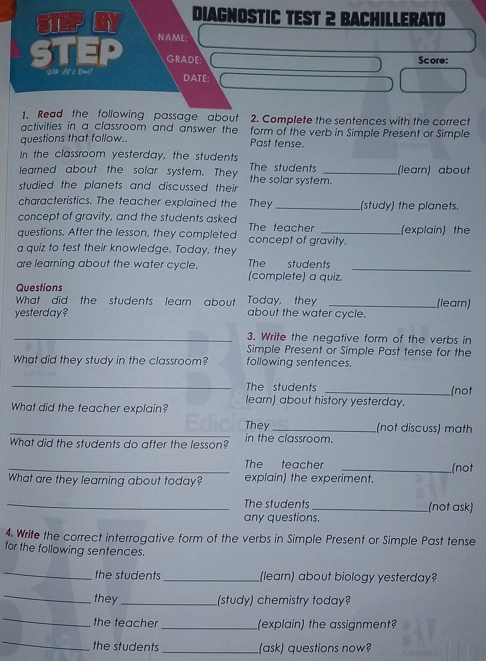 1. Read the following passage about | StudyX