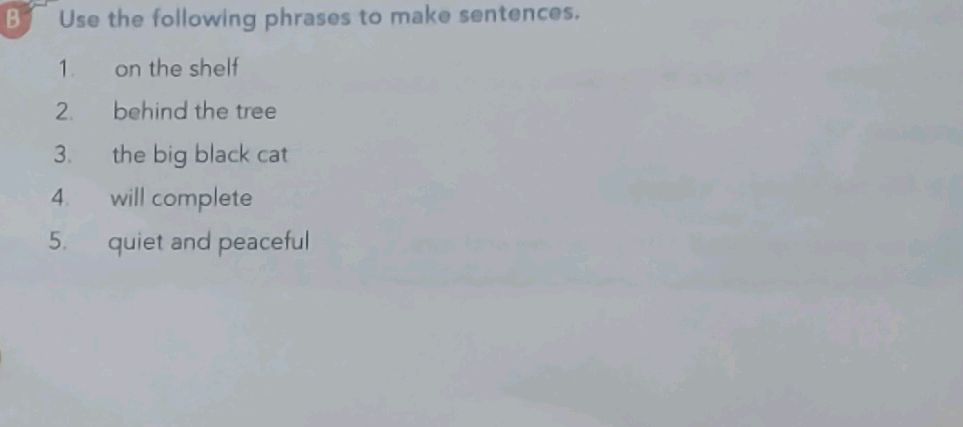 Use the following phrases to make sentences. | StudyX
