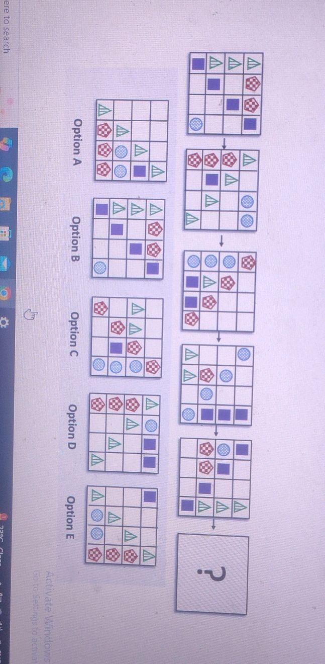 The image presents a pattern recognition | StudyX