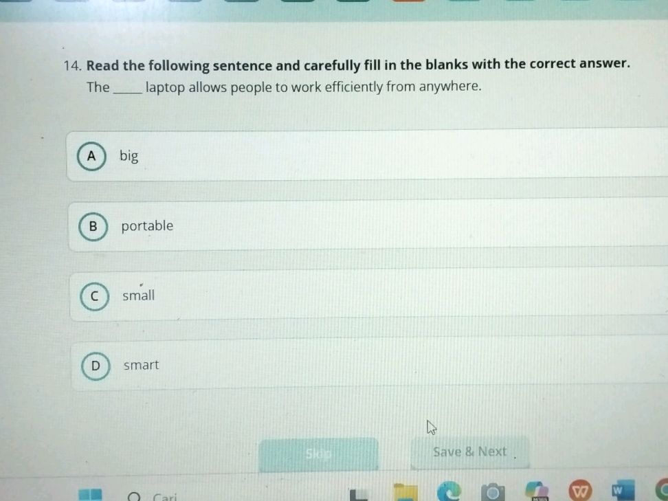 14. Read the following sentence and | StudyX