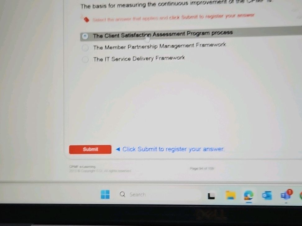 The basis for measuring the continuous | StudyX