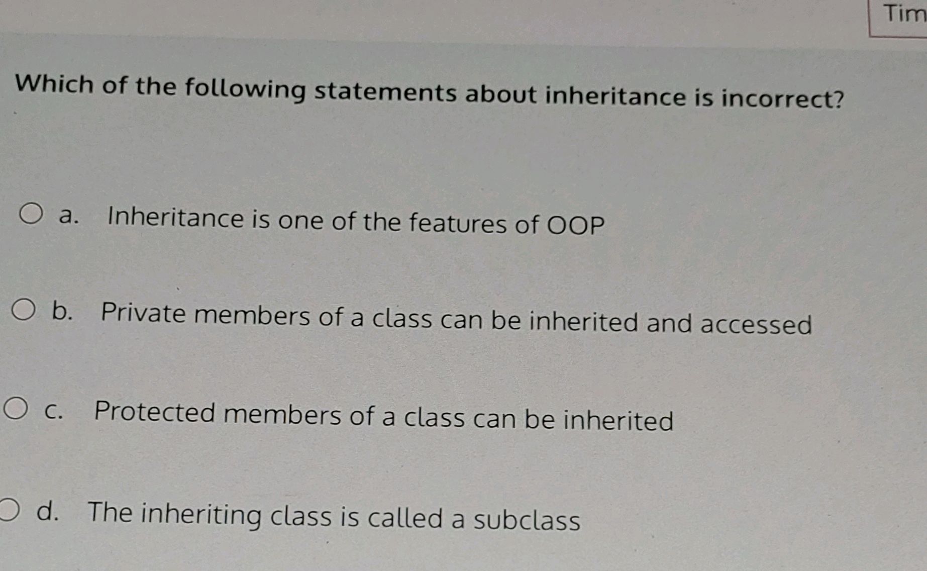 Which of the following statements about | StudyX