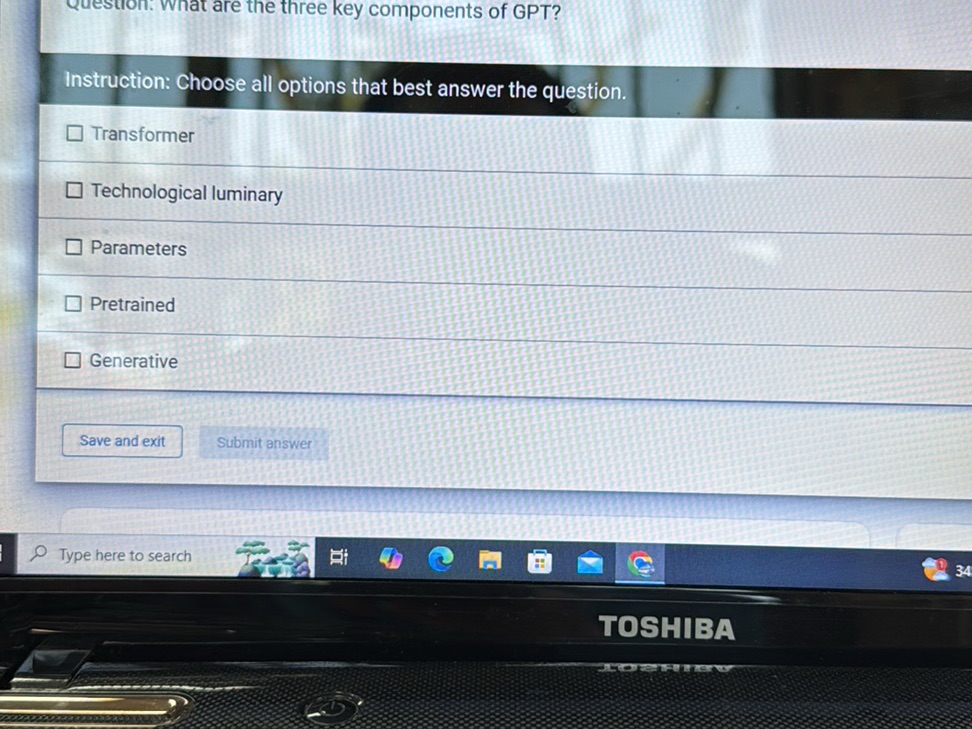 Question: What are the three key components | StudyX