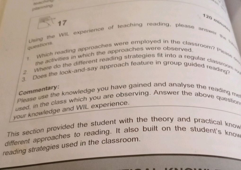 Using the WIL experience of teaching | StudyX