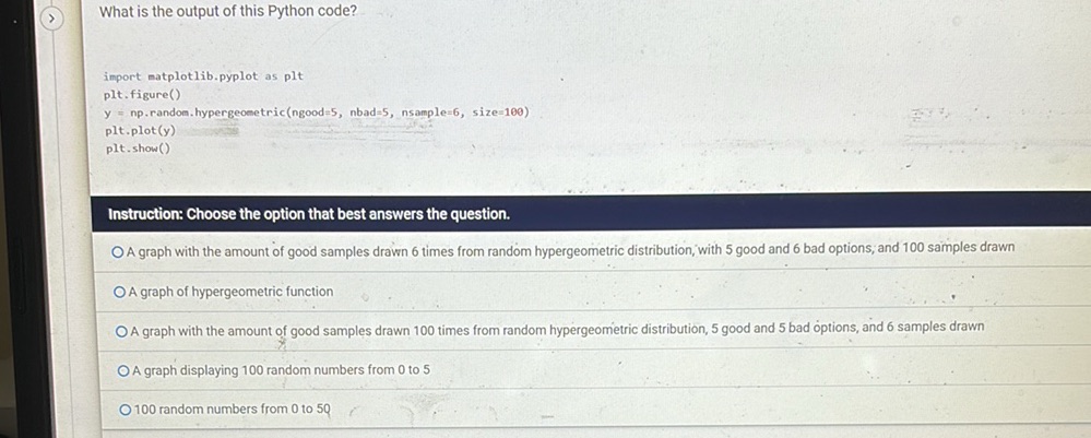 What is the output of this Python code? | StudyX