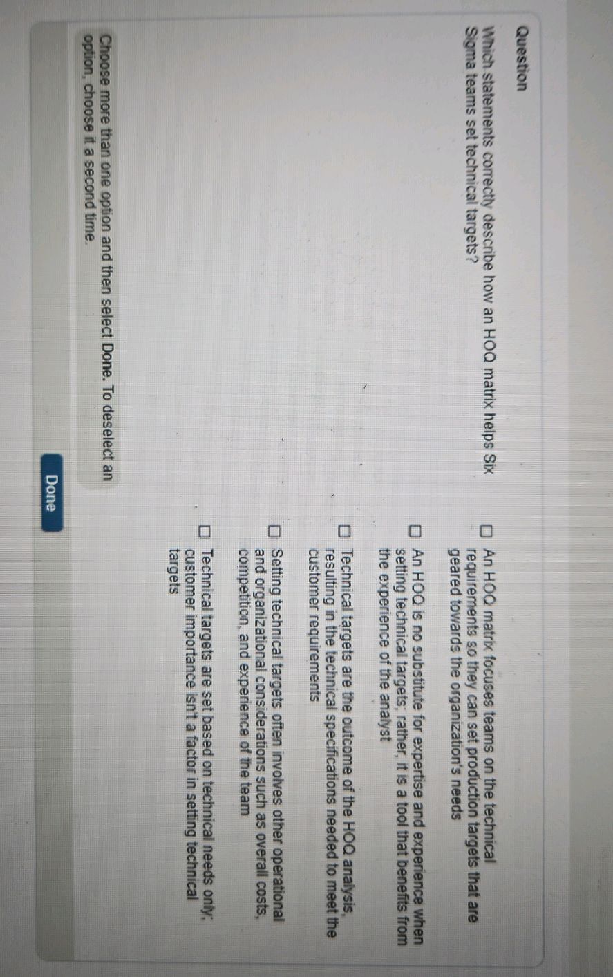 Which statements correctly describe how an | StudyX