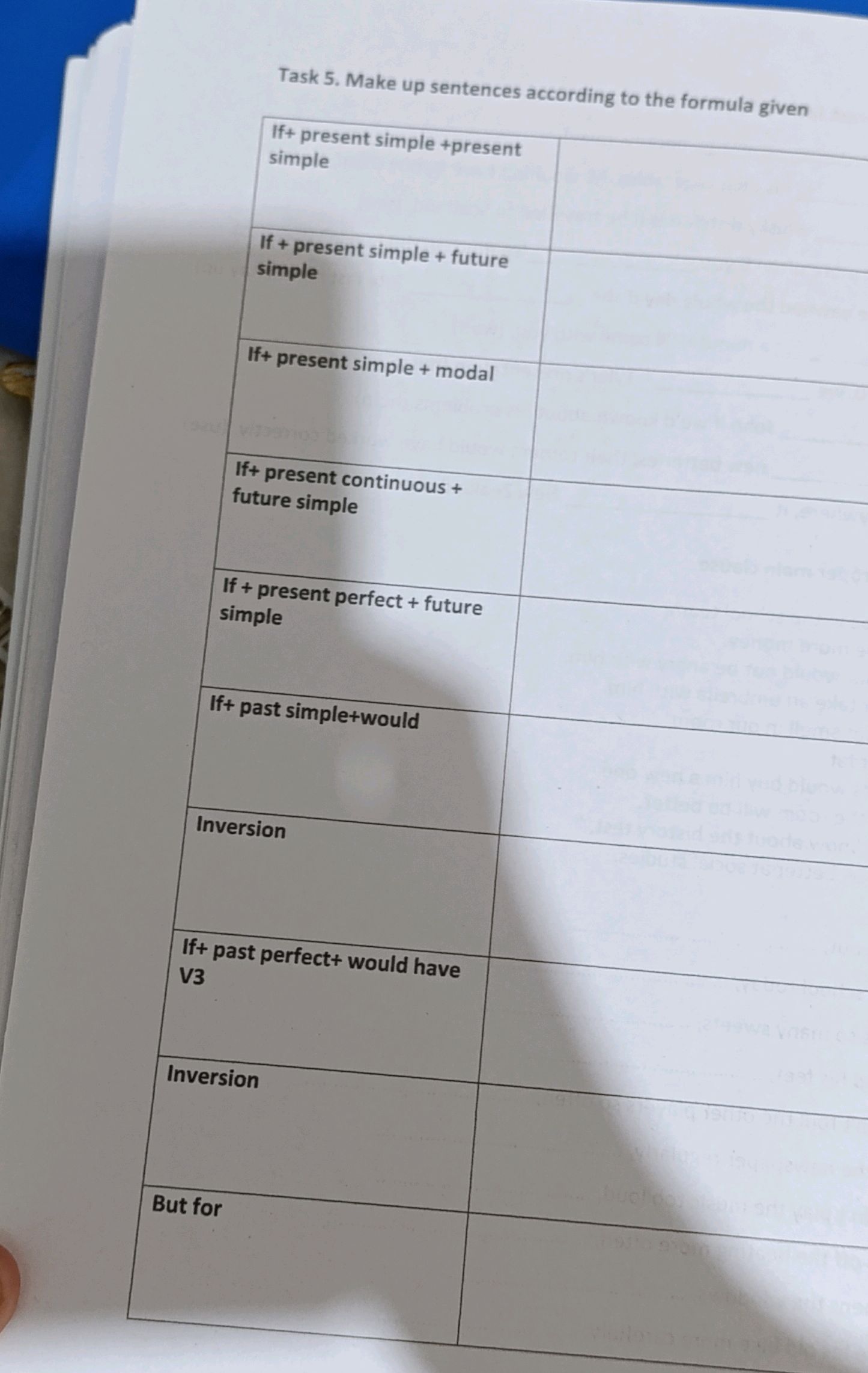 Task 5. Make up sentences according to the | StudyX