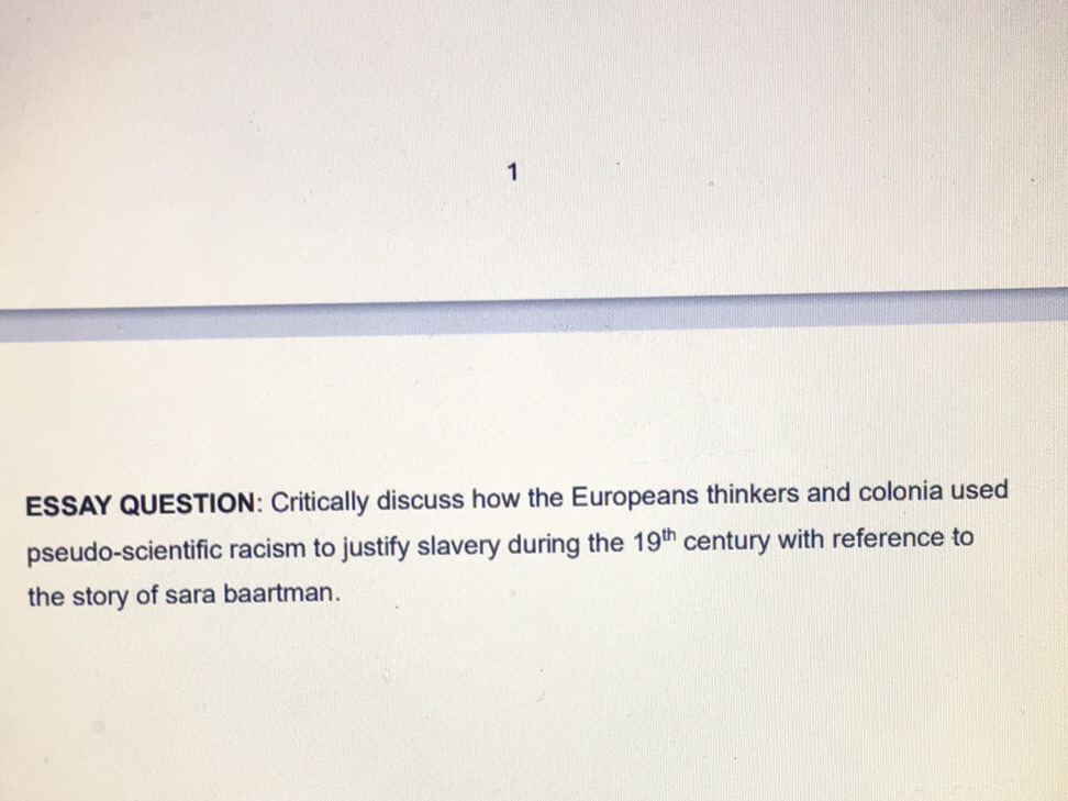 ESSAY QUESTION: Critically discuss how the | StudyX