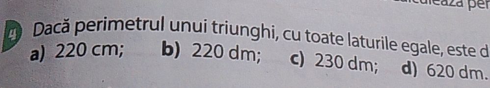 Dacă perimetrul unui triunghi, cu toate | StudyX