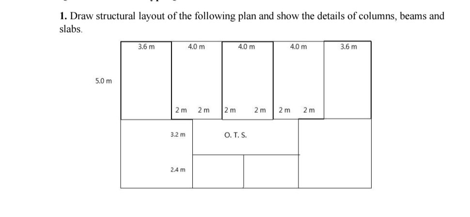 1. Draw structural layout of the following | StudyX