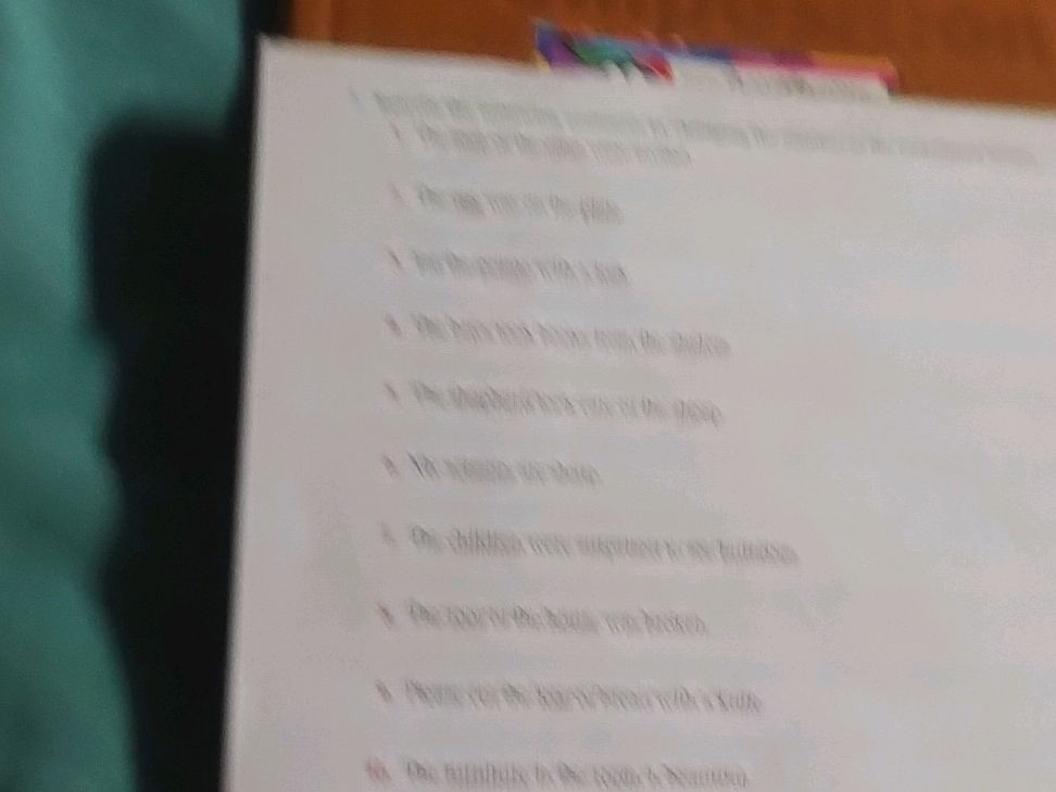 1. Rewrite the following sentences by | StudyX