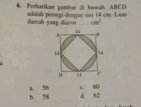 6. Perhatikan gambar di bawah. ABCD adalah | StudyX