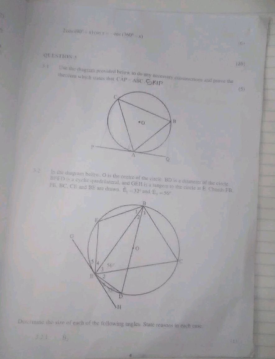 3. 1 Use the diagram provided below to do | StudyX
