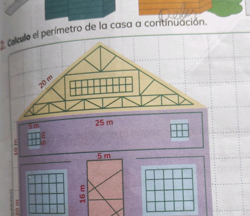 2. Calculo el perímetro de la casa a | StudyX
