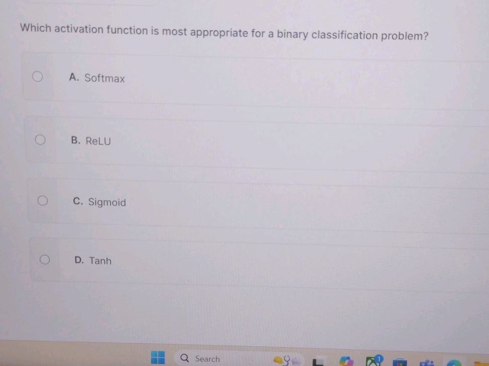 Which activation function is most | StudyX