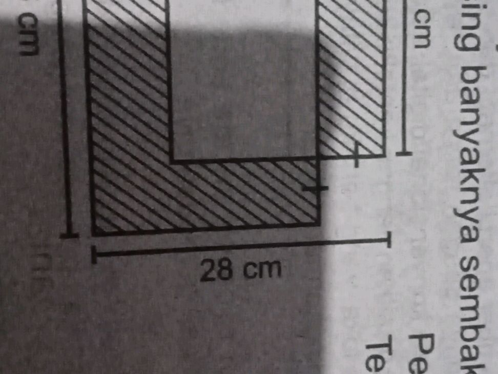 The image shows a shape with dimensions | StudyX