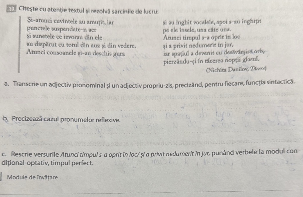 10. Citește cu atenție textul și rezolvă | StudyX