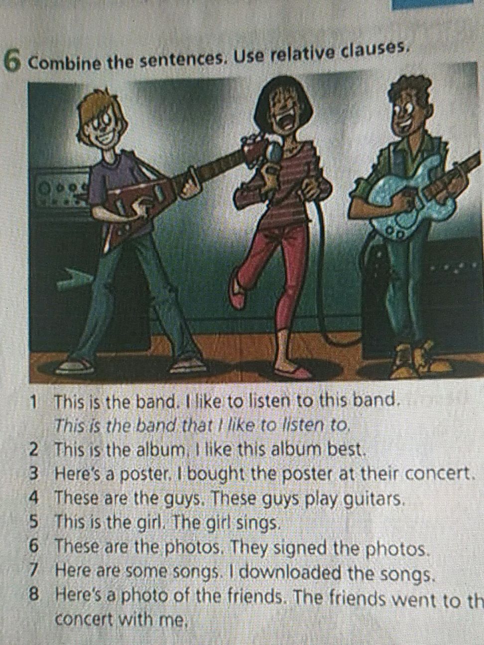 6 Combine the sentences. Use relative | StudyX