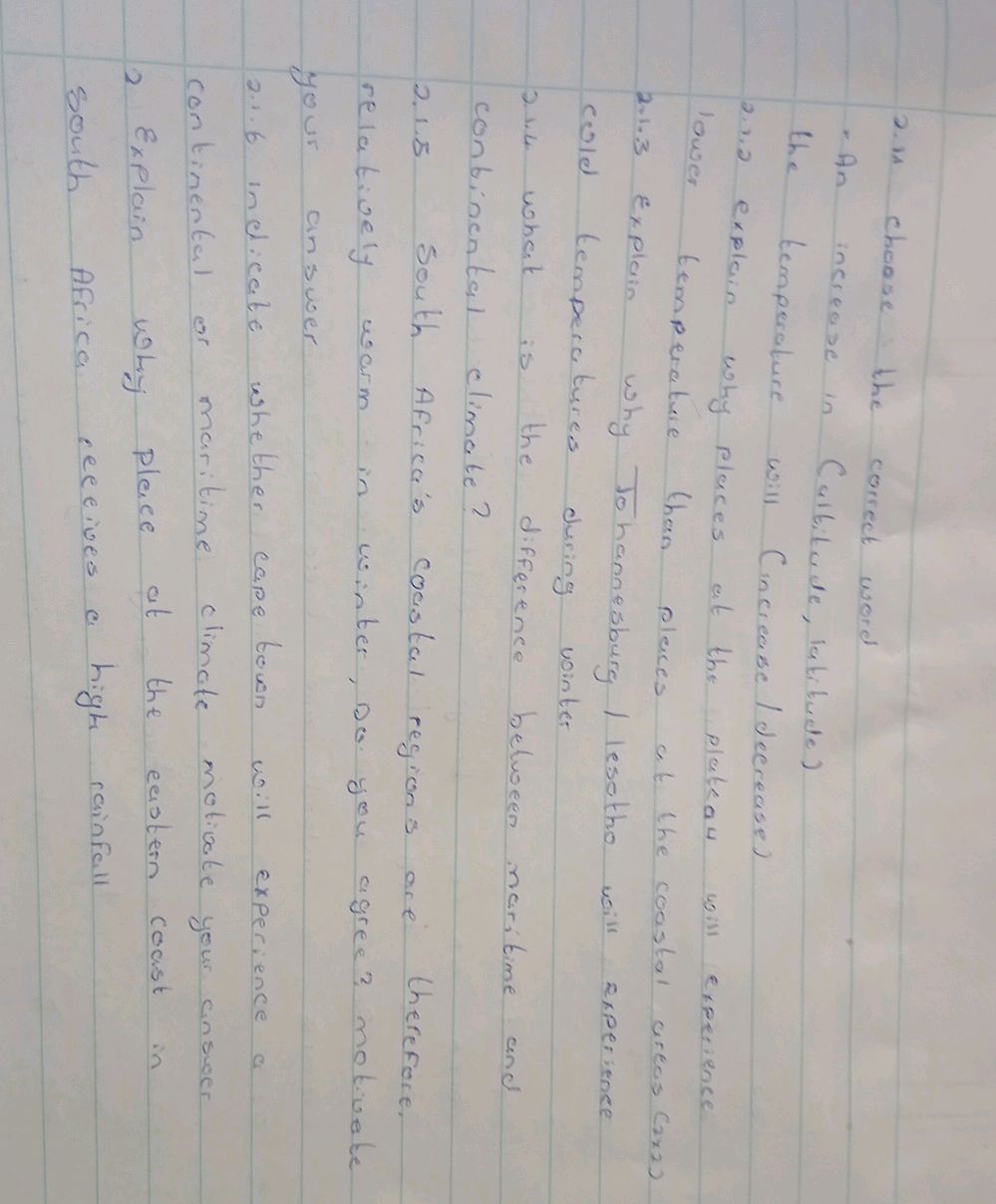 2.14 Choose the correct word (increase / | StudyX