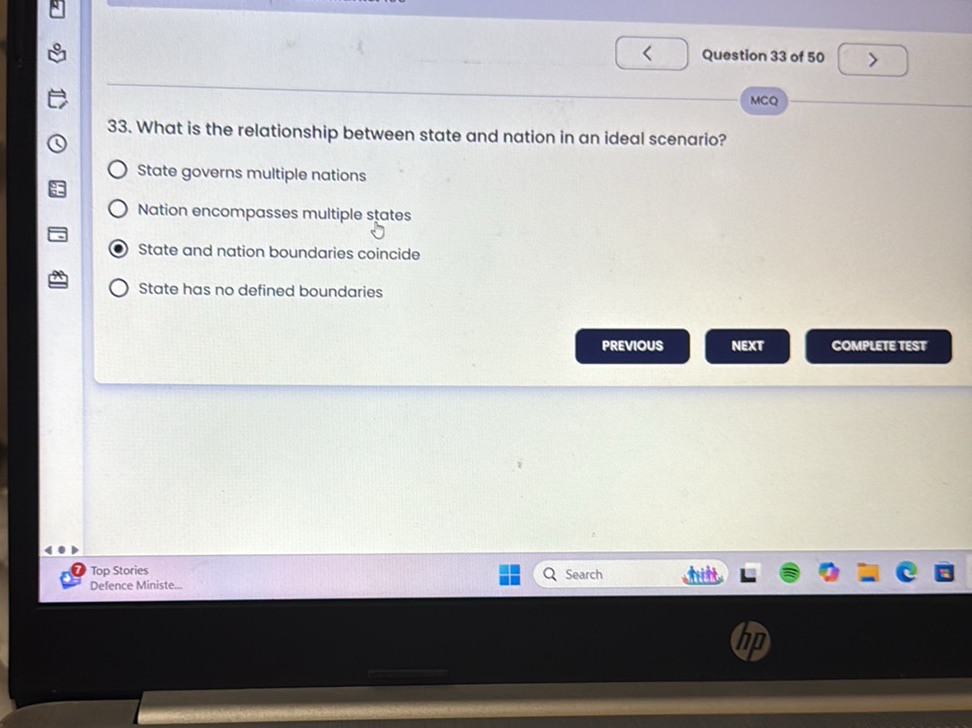 33. What is the relationship between state | StudyX