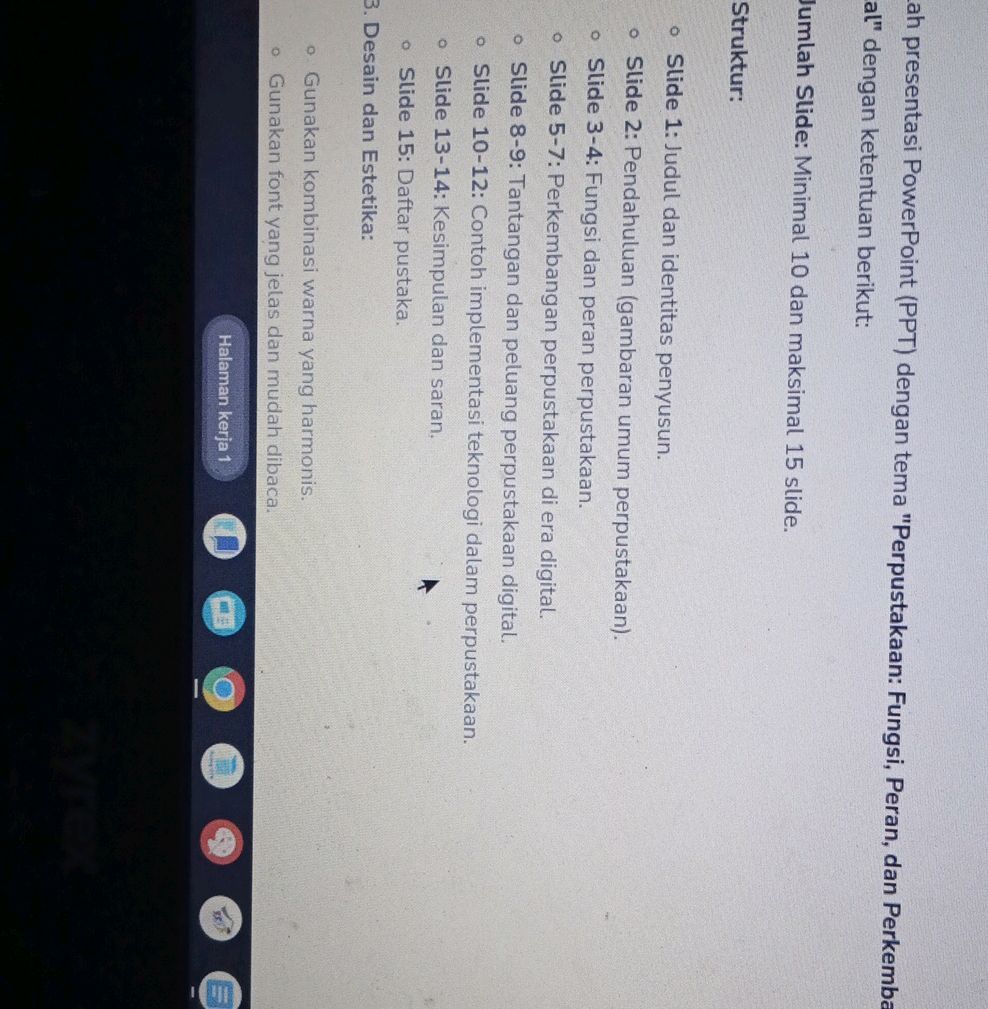 Buat presentasi PowerPoint (PPT) dengan tema | StudyX