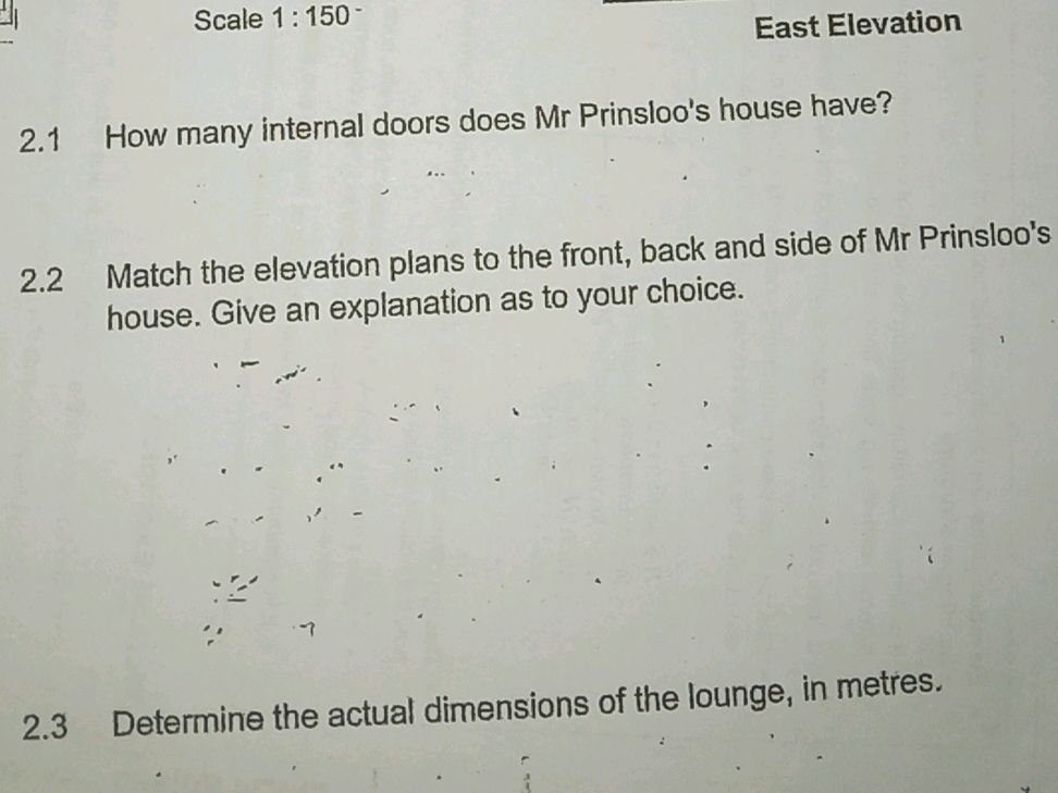 2.1 How many internal doors does Mr | StudyX