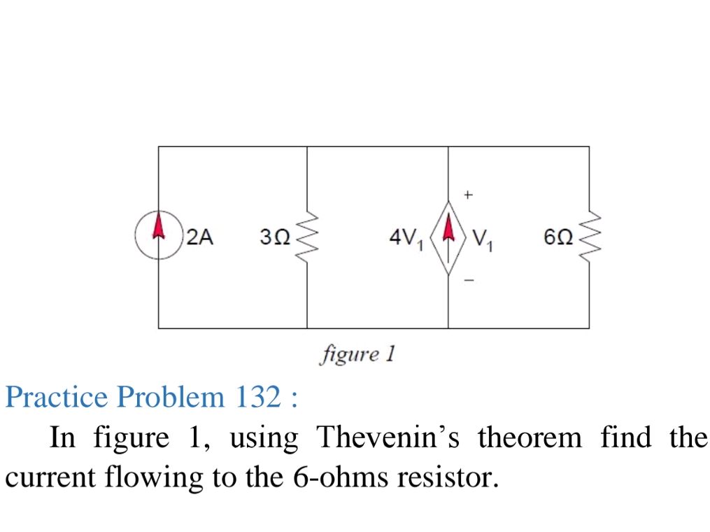 In figure 1, using Thevenin's theorem find | StudyX