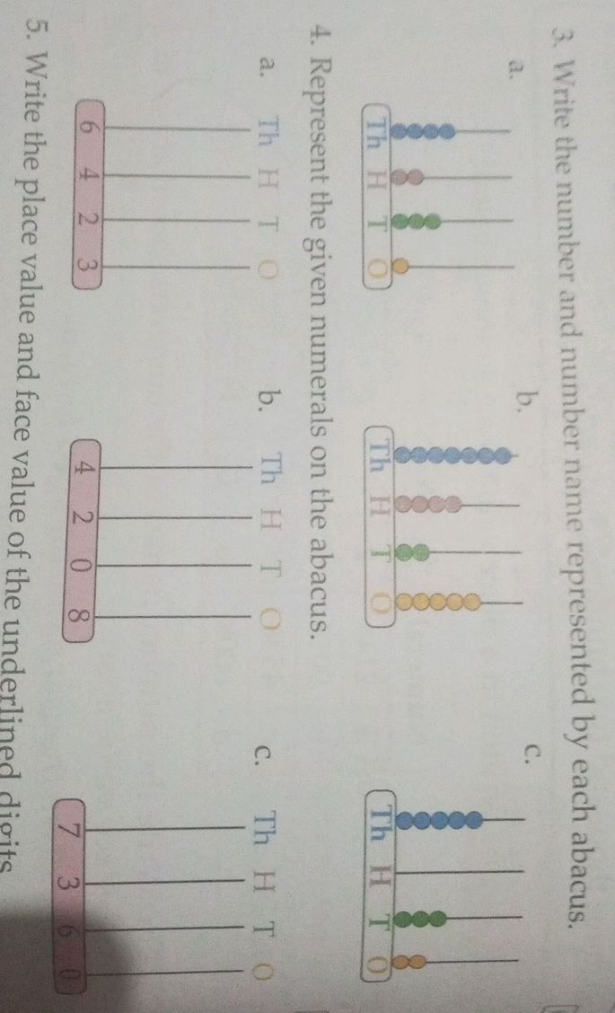 3. Write the number and number name | StudyX