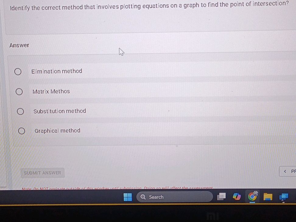Identify the correct method that involves | StudyX