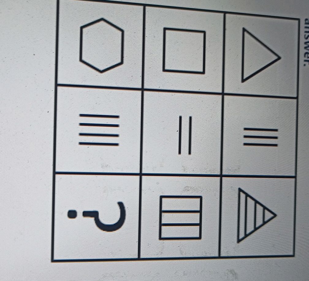 The image presents a 3x3 grid with various | StudyX