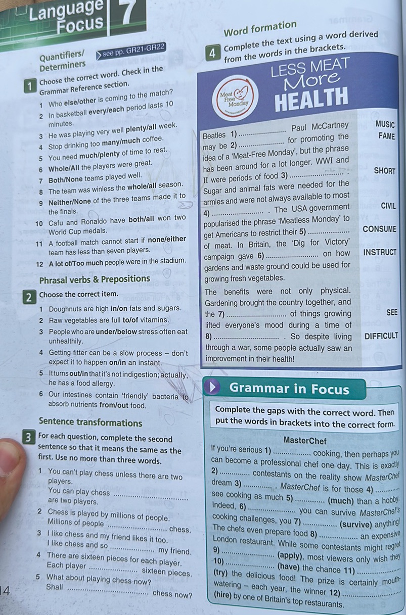 1 Choose the correct word. Check in the | StudyX