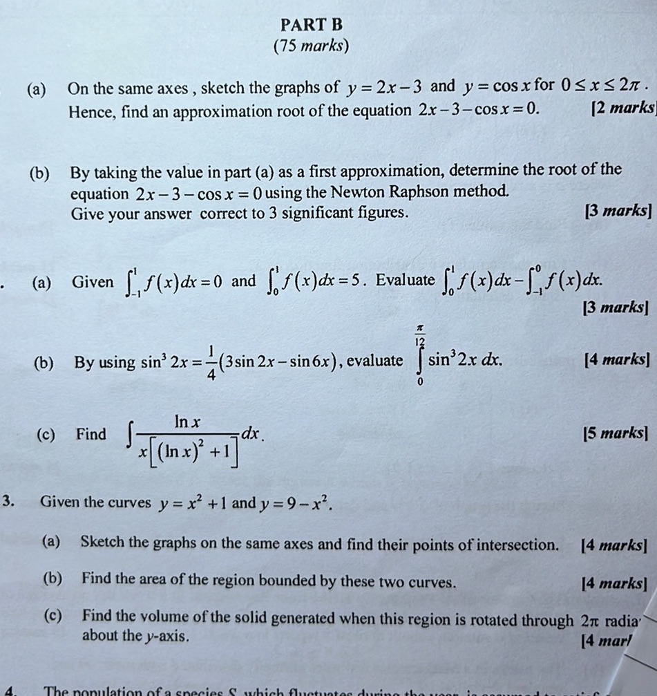 (a) On the same axes, sketch the graphs of | StudyX