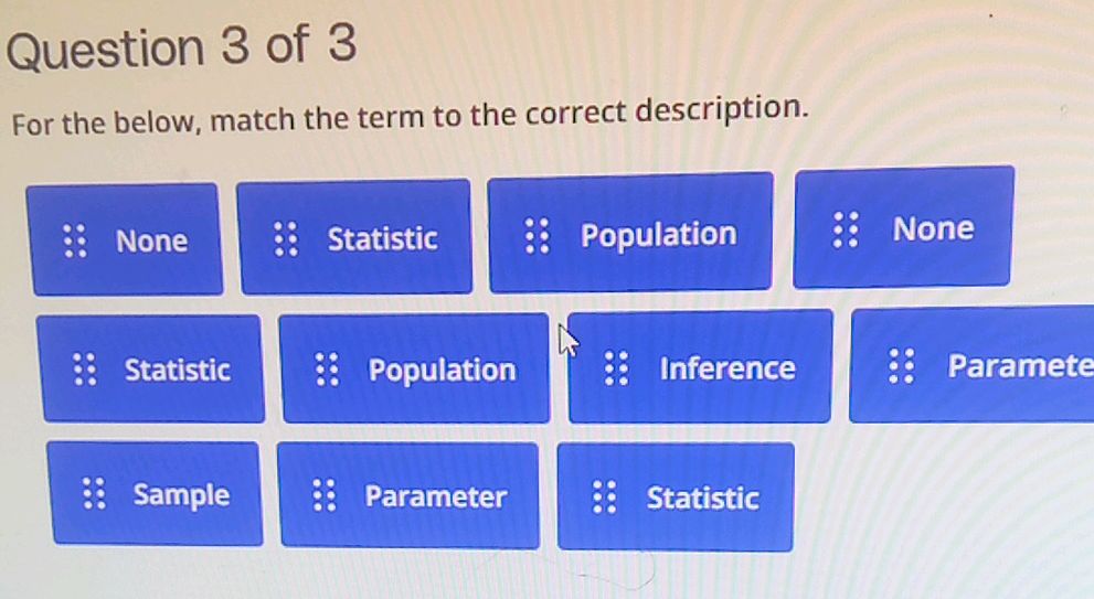 For the below, match the term to the correct | StudyX