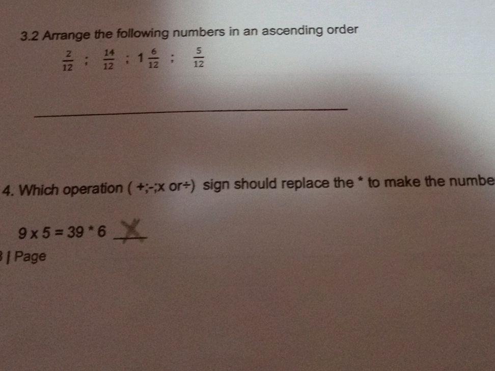 3.2 Arrange the following numbers in an | StudyX