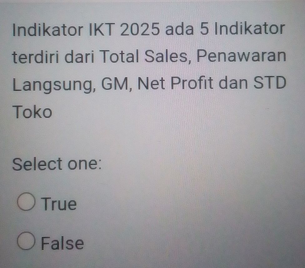 Indikator IKT 2025 ada 5 Indikator terdiri | StudyX