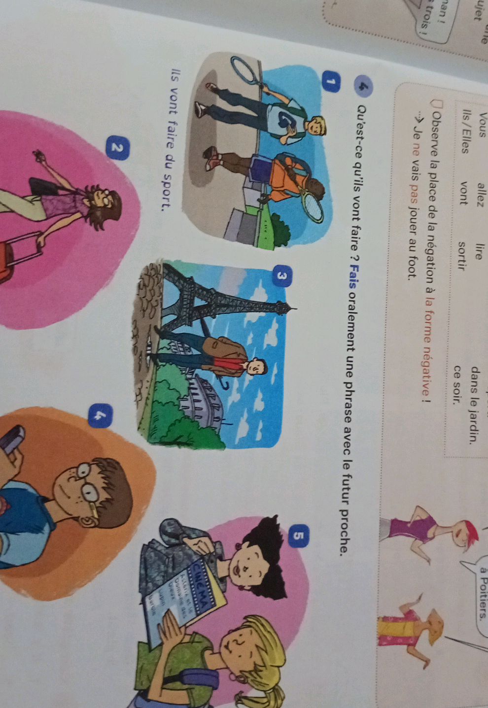 4 Qu'est-ce qu'ils vont faire ? Fais | StudyX