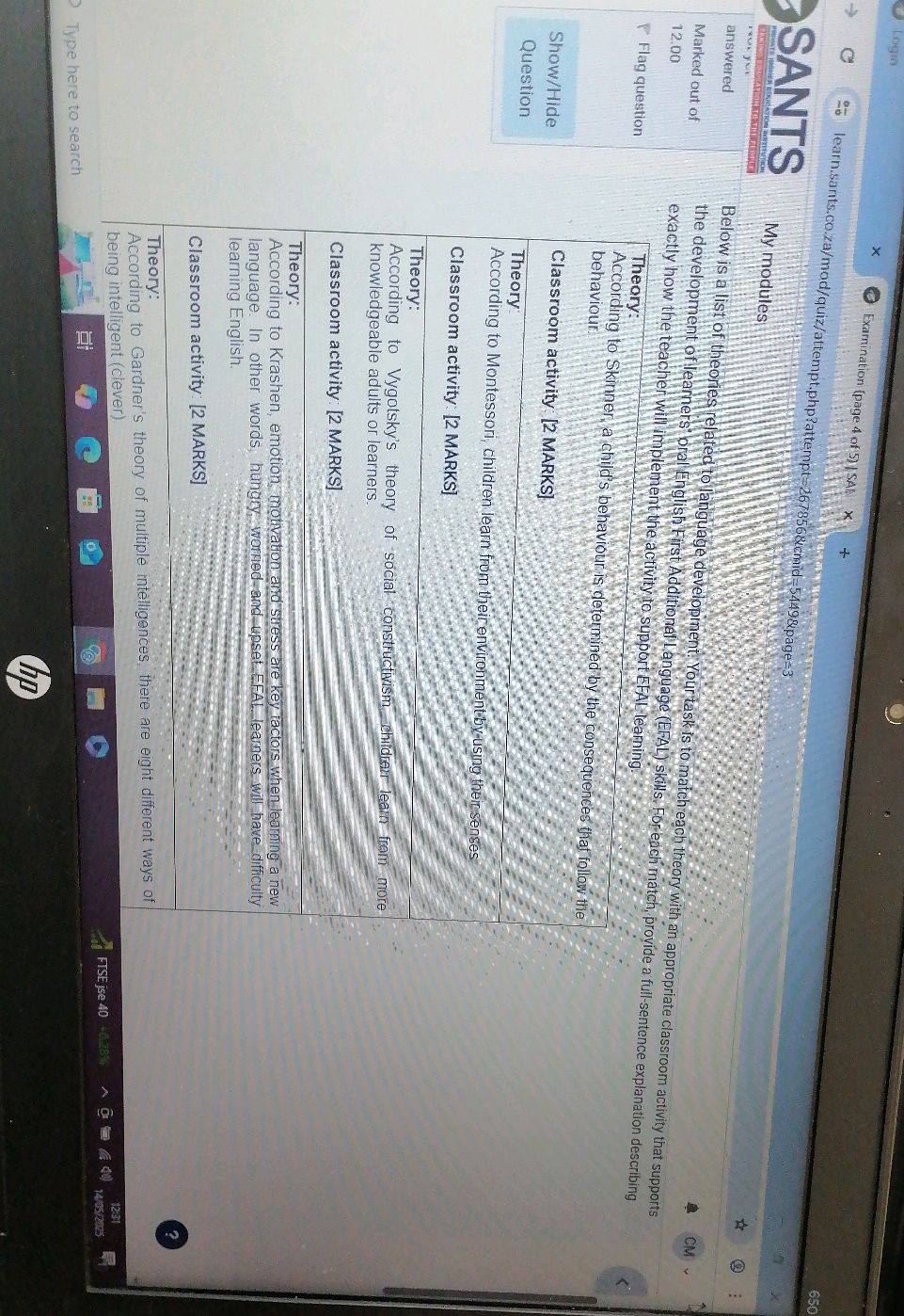 Below is a list of theories related to | StudyX