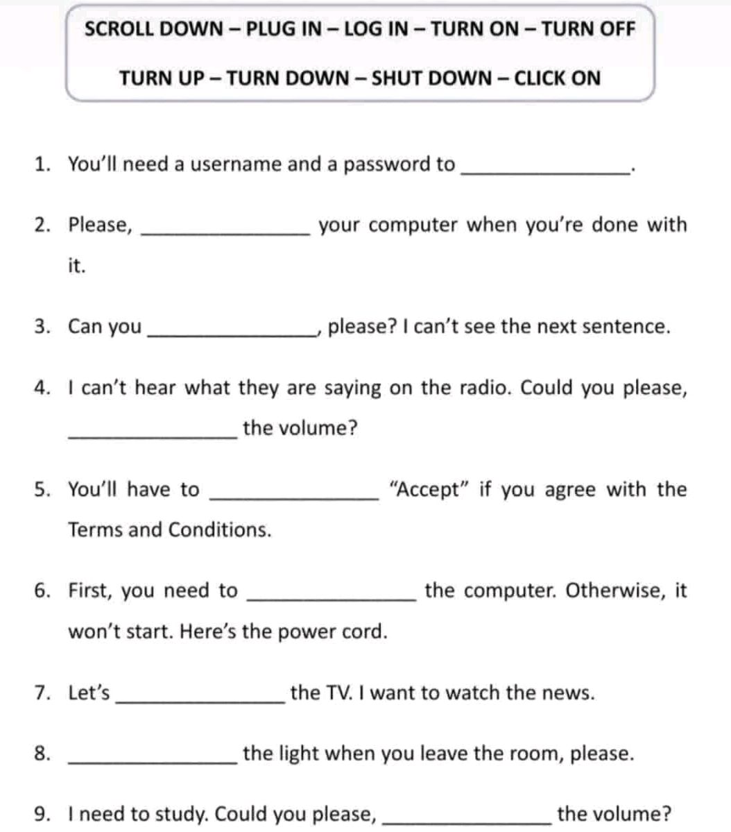 SCROLL DOWN - PLUG IN - LOG IN - TURN ON - | StudyX
