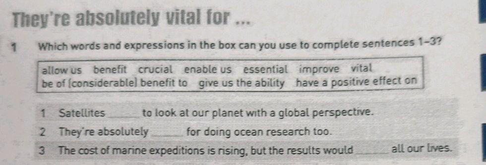 Which words and expressions in the box can | StudyX